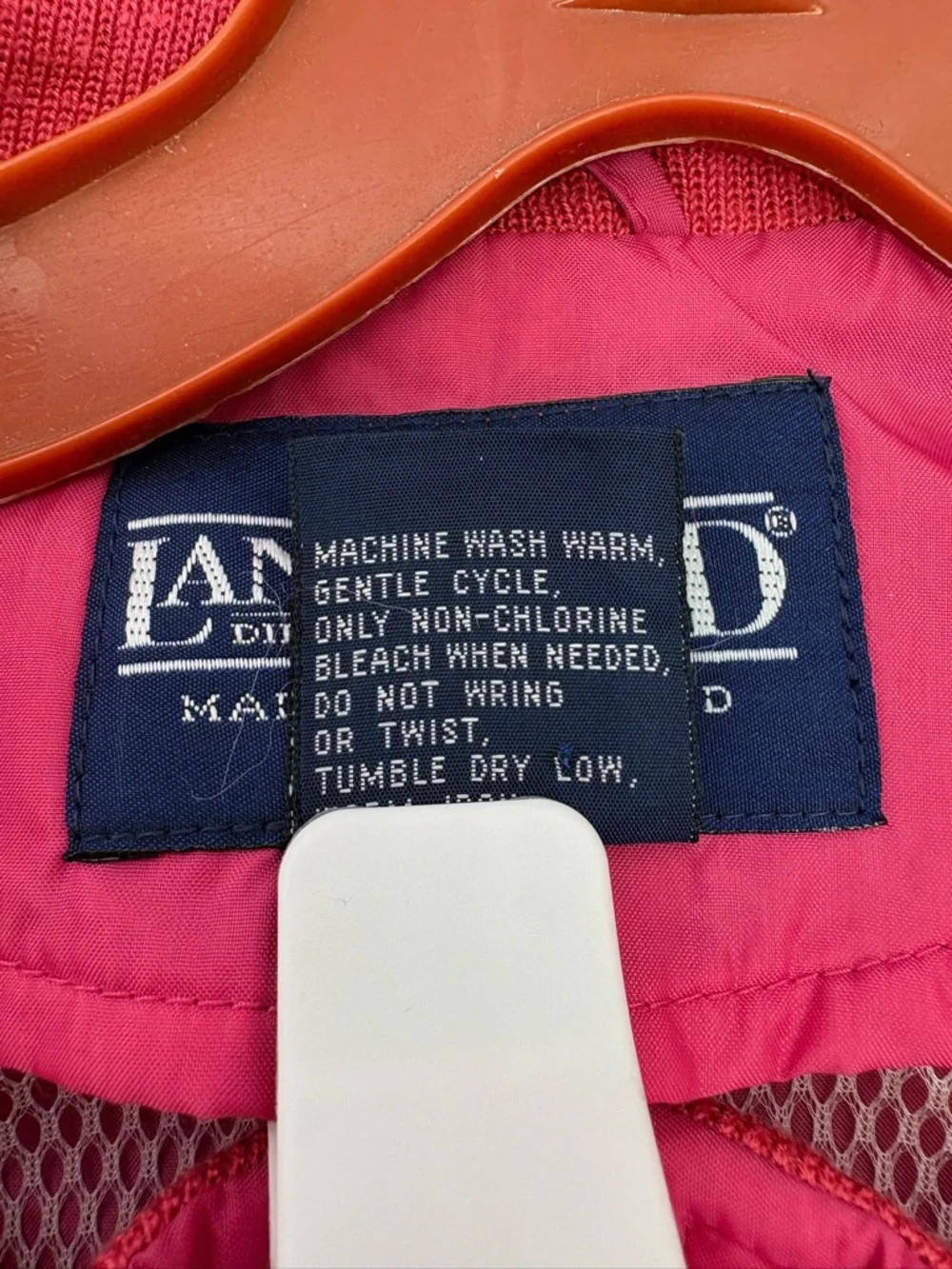 Lands' End | Jackets & Coats | Lands End Vibrant Pink Bomber Jacket ...
